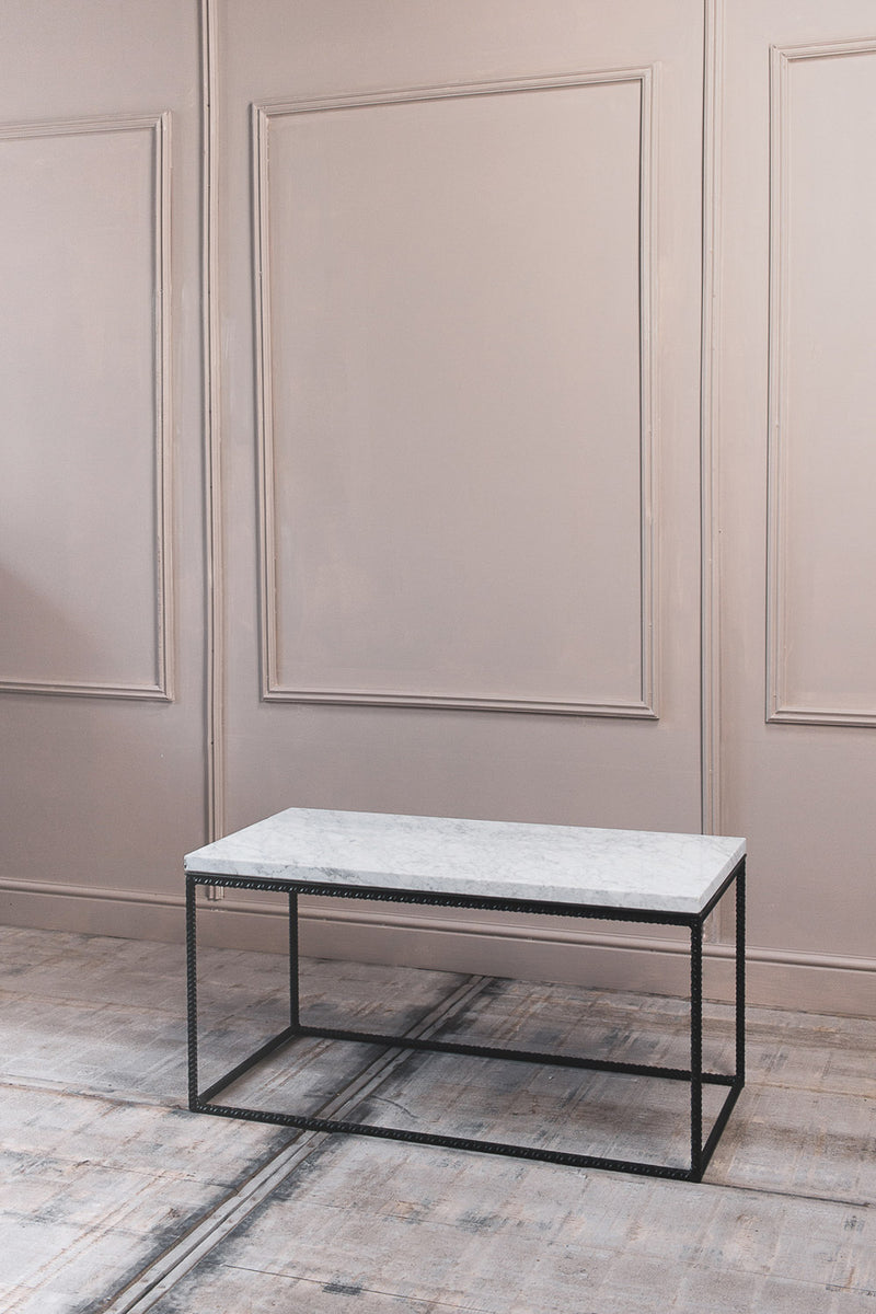 Rebar & Marble Coffee Table – plinths.london