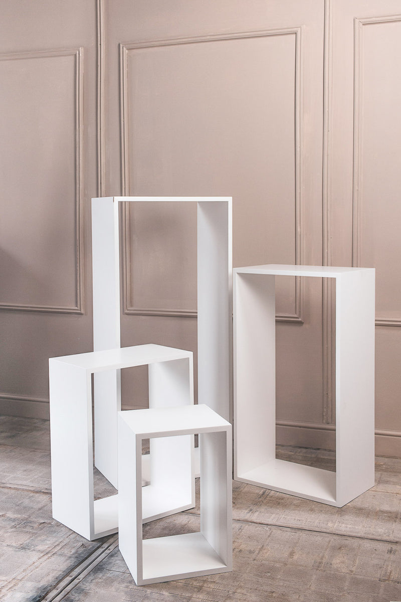 Premium Satin Hollow Plinths (set of 4) – plinths.london