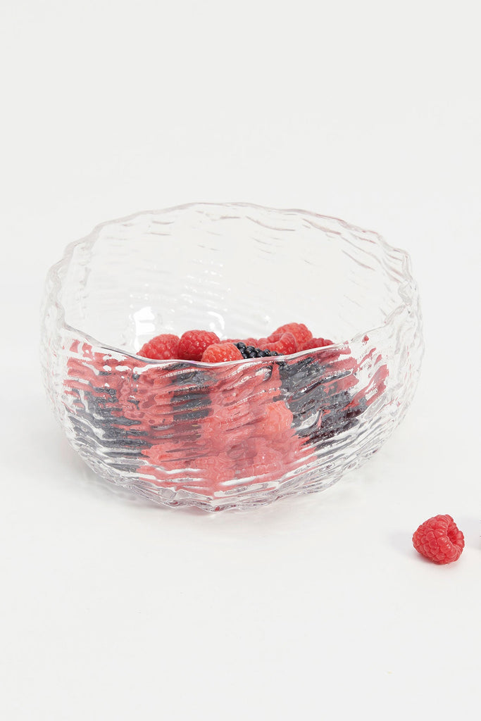 Wicker Glass Bowl – plinths.london